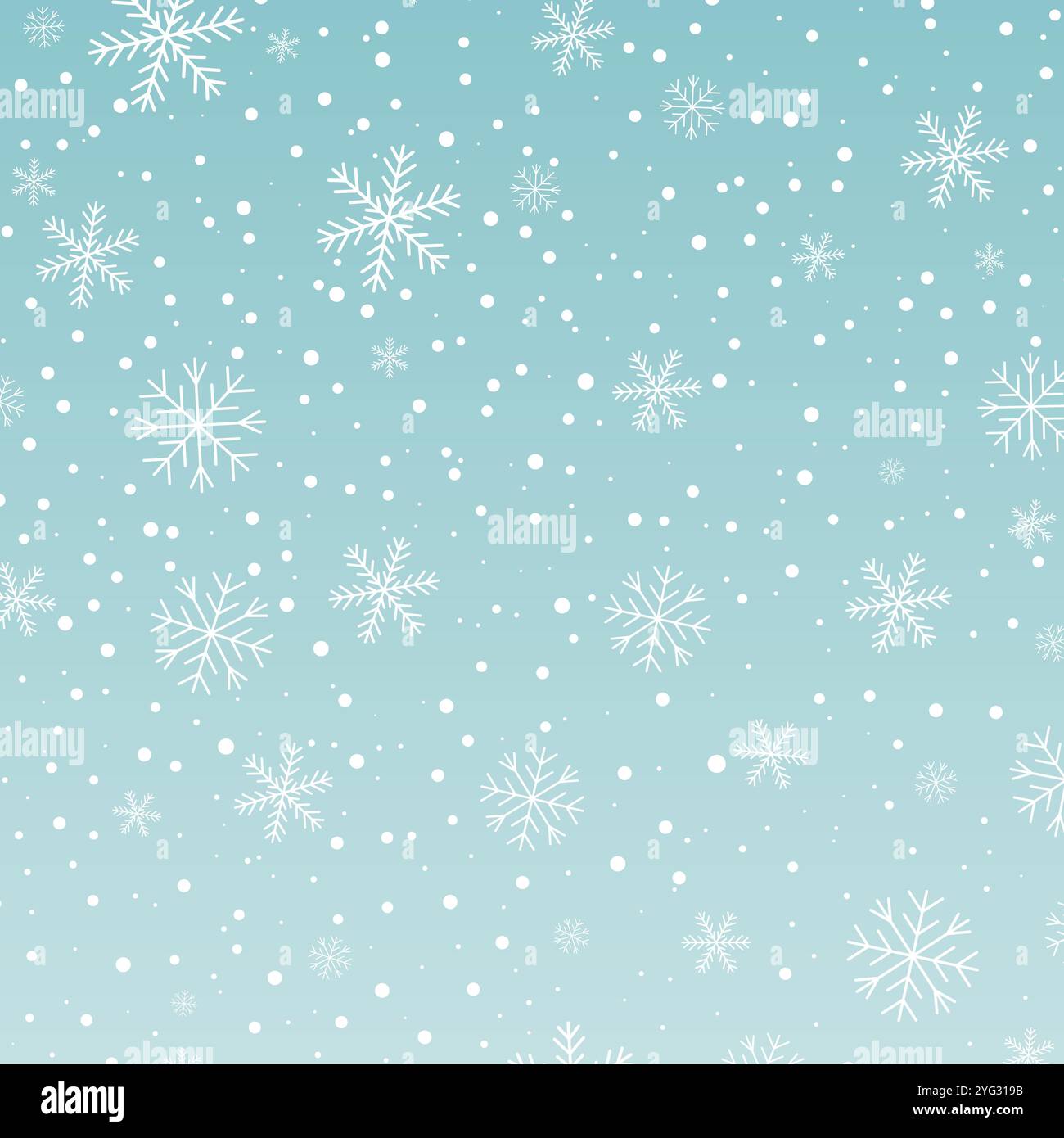 Blue background with snowfall Stock Vector Image & Art - Alamy
