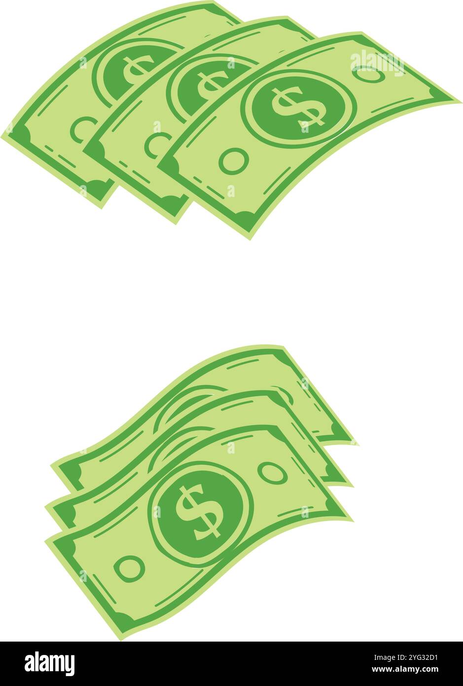 Dollar Money Vector Illustration. Dollar Bill note money. us dollar ...