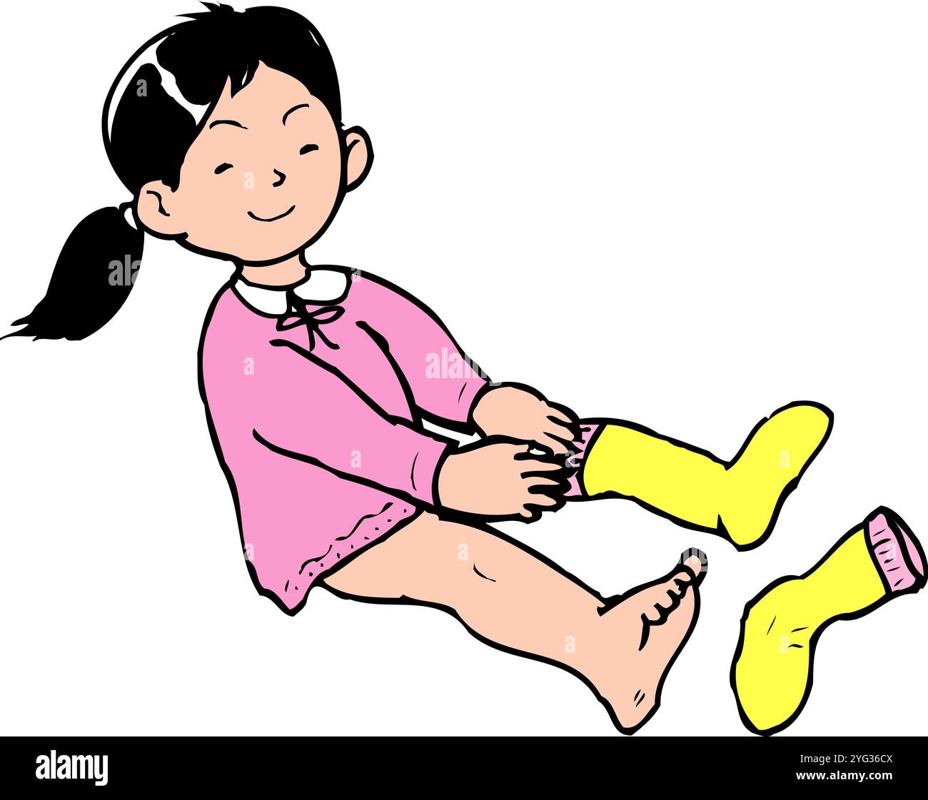 Putting clothes on Cut Out Stock Images & Pictures - Alamy