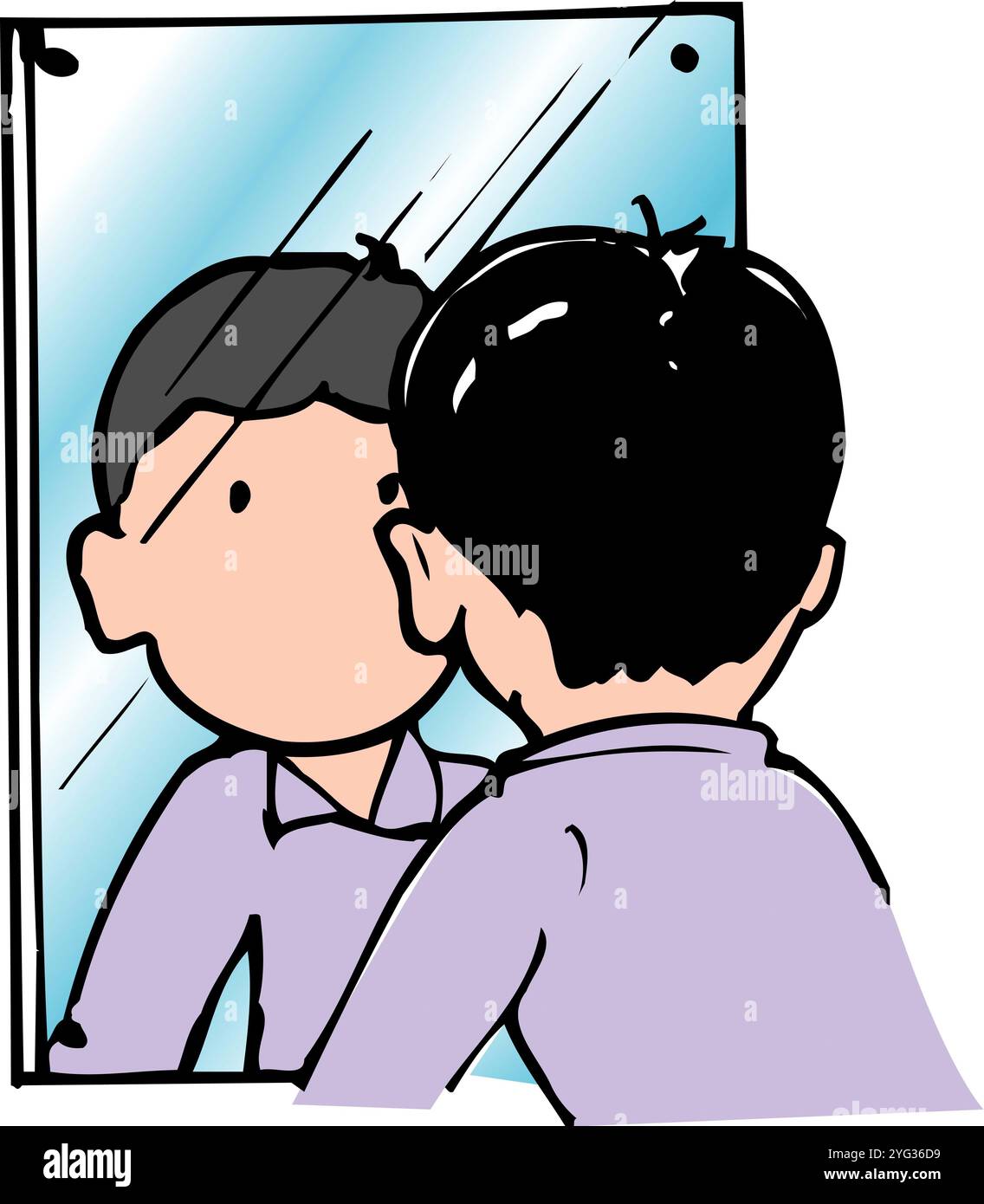 Human mirrors Cut Out Stock Images & Pictures - Alamy