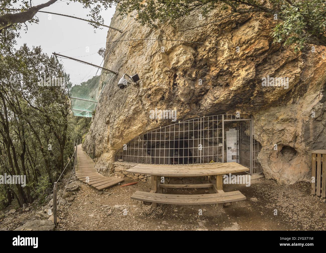 ON THE PATH OF THE ADORNED CAVE OF PONT D'ARC, CALLED CHAUVET CAVE ...