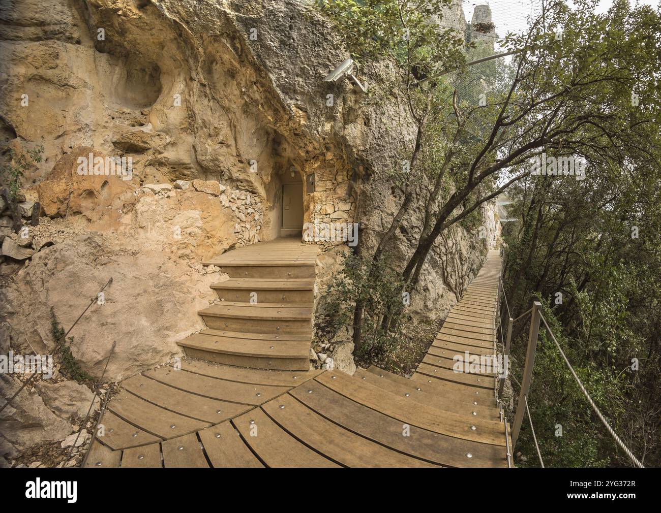 ON THE PATH OF THE ADORNED CAVE OF PONT D'ARC, CALLED CHAUVET CAVE ...