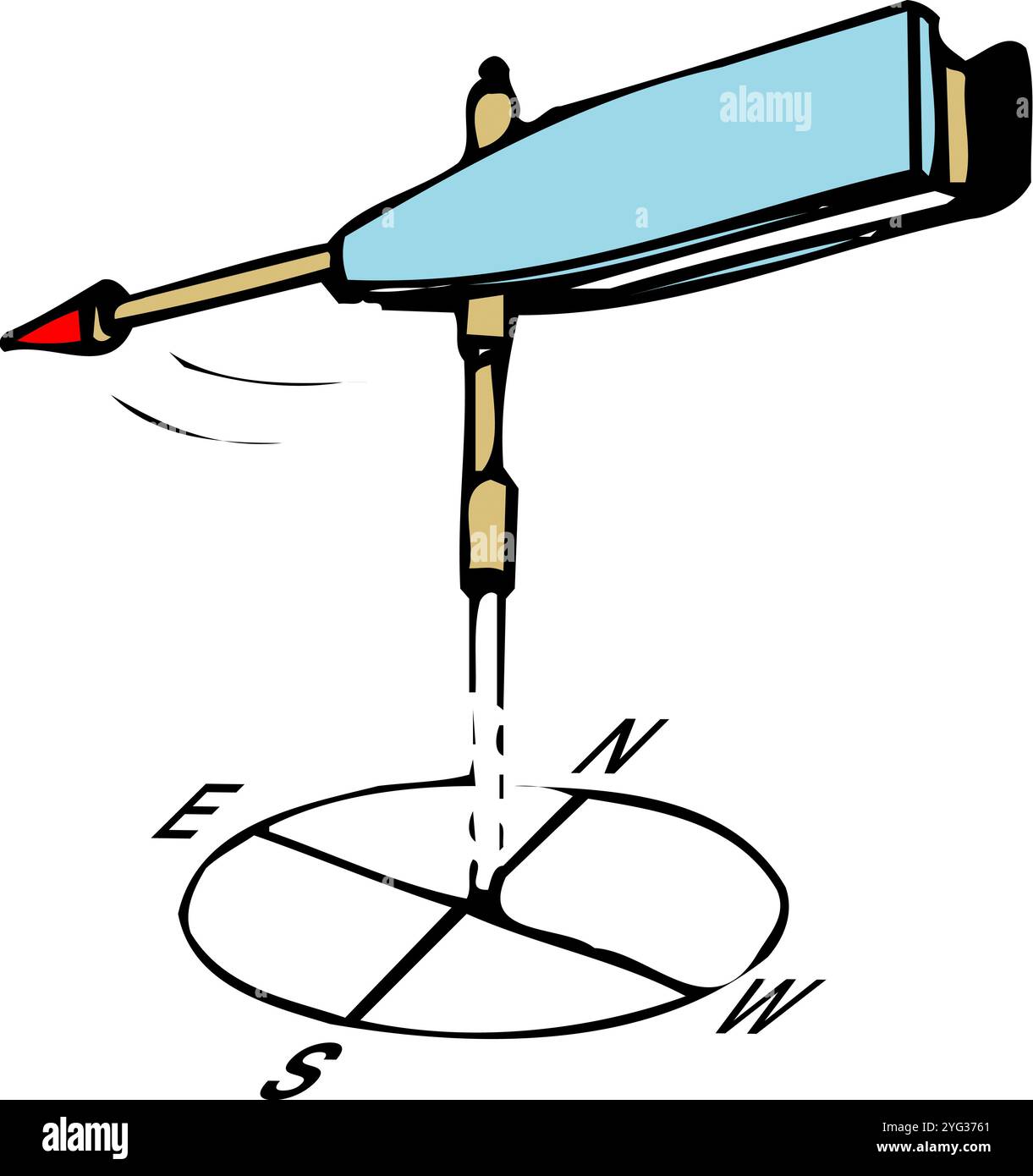 Wind vane Cut Out Stock Images & Pictures - Alamy