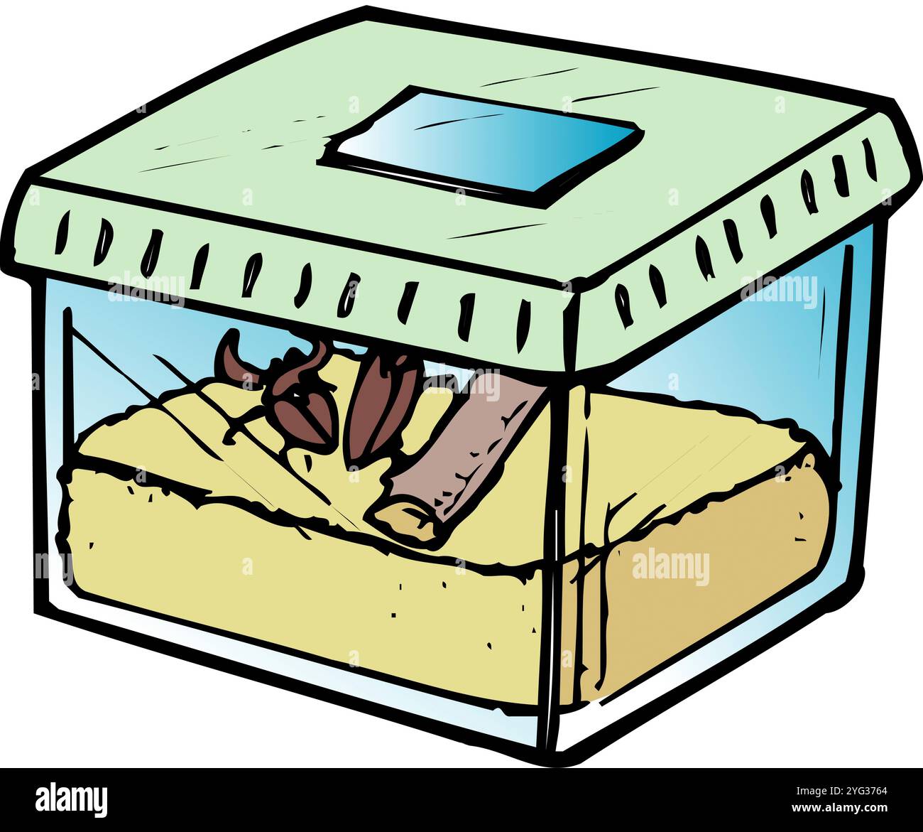 Insect breeding case Stock Photo - Alamy