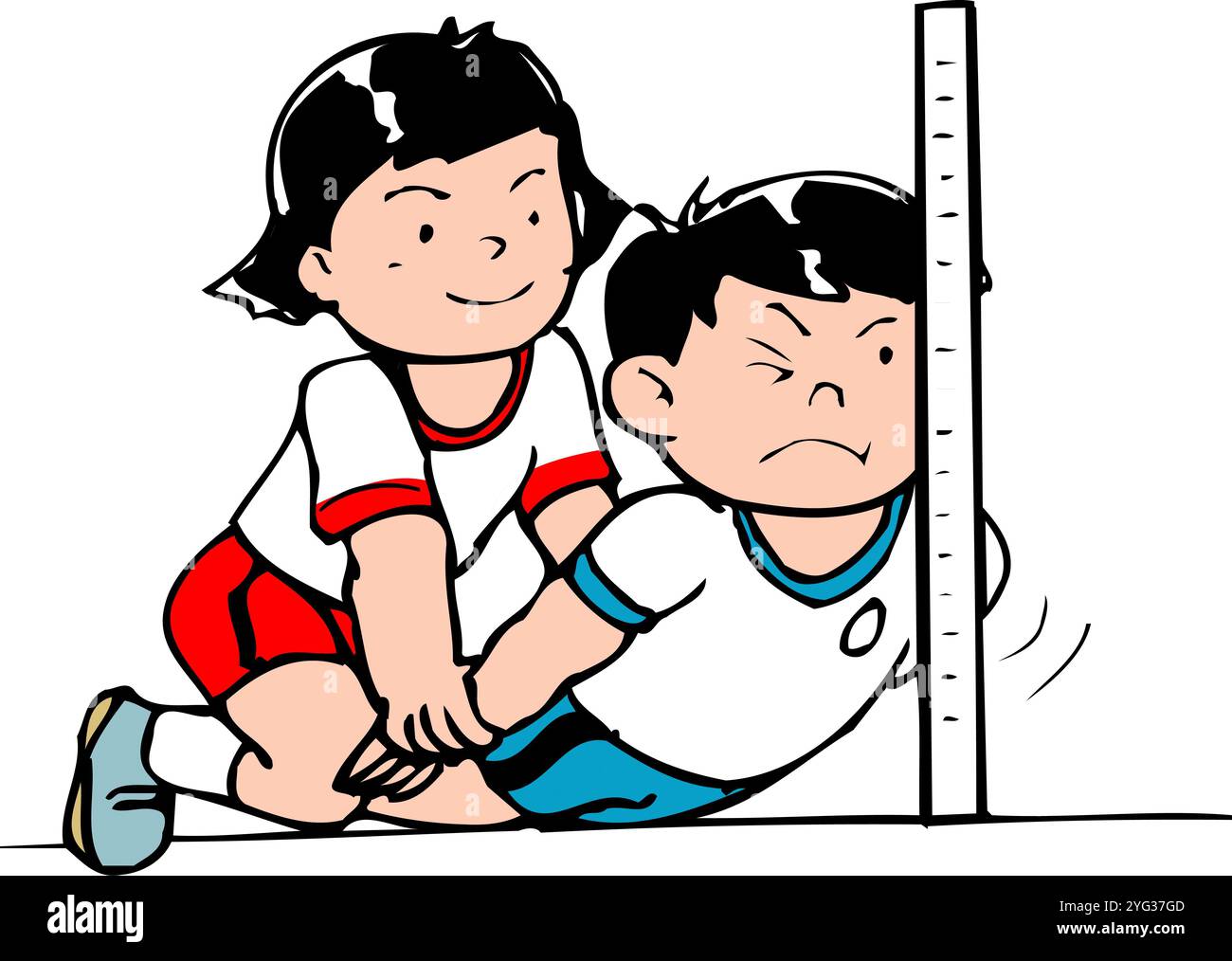 Upper body deflection Stock Photo - Alamy