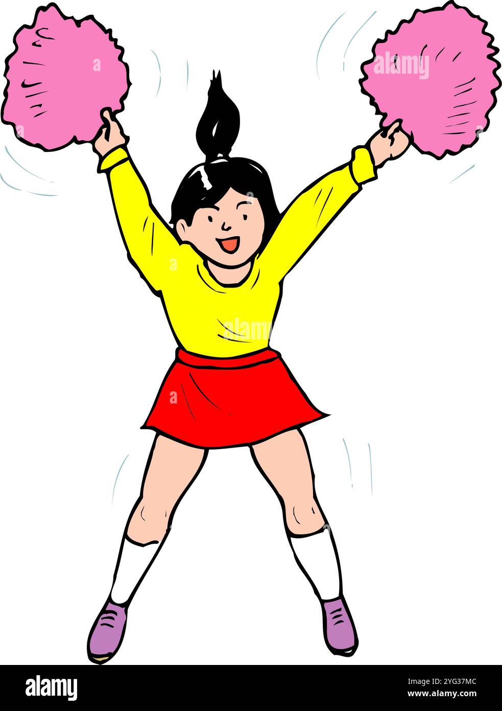 Cheerleader girl hi-res stock photography and images - Alamy