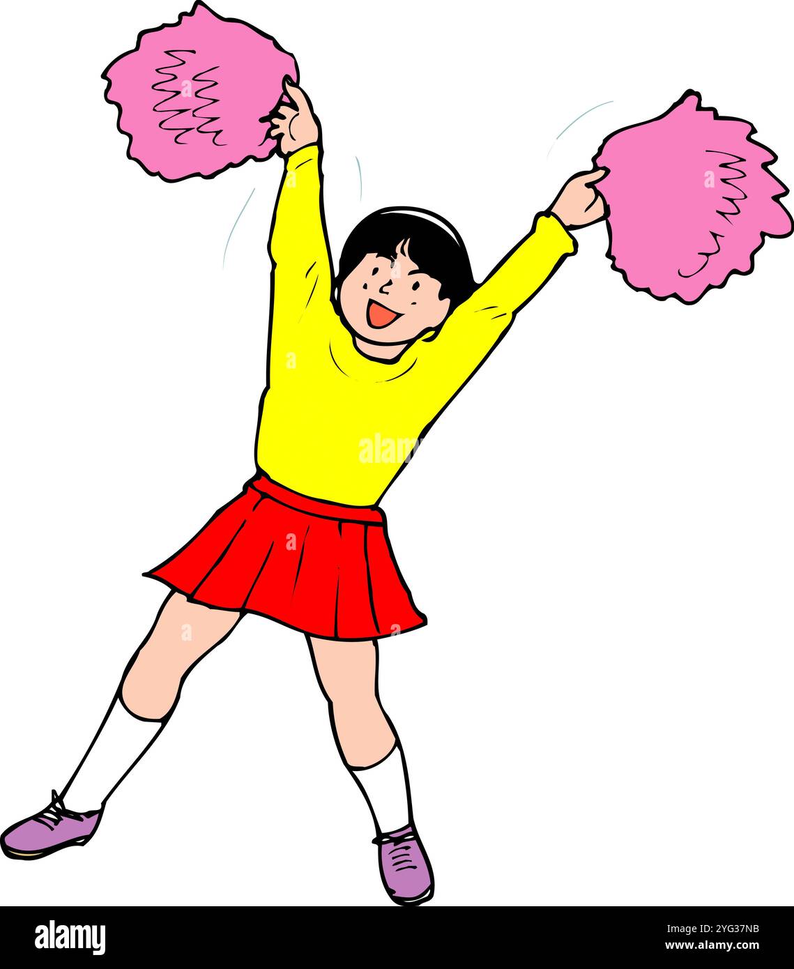 Cheerleader girl hi-res stock photography and images - Alamy