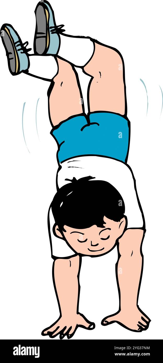 Stand handstand Cut Out Stock Images & Pictures - Alamy