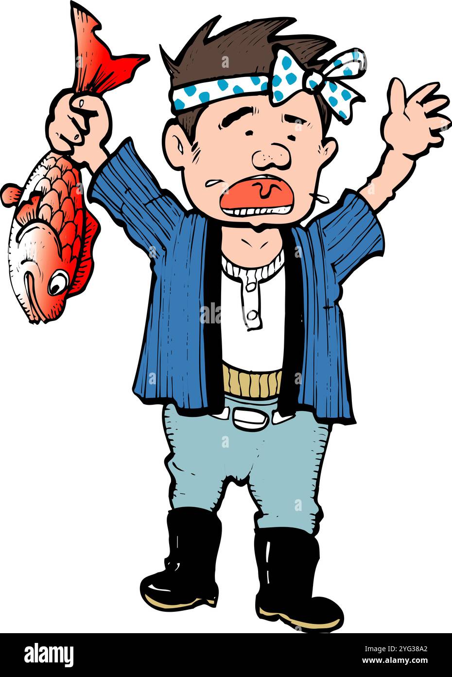 Twisted fish Cut Out Stock Images & Pictures - Alamy