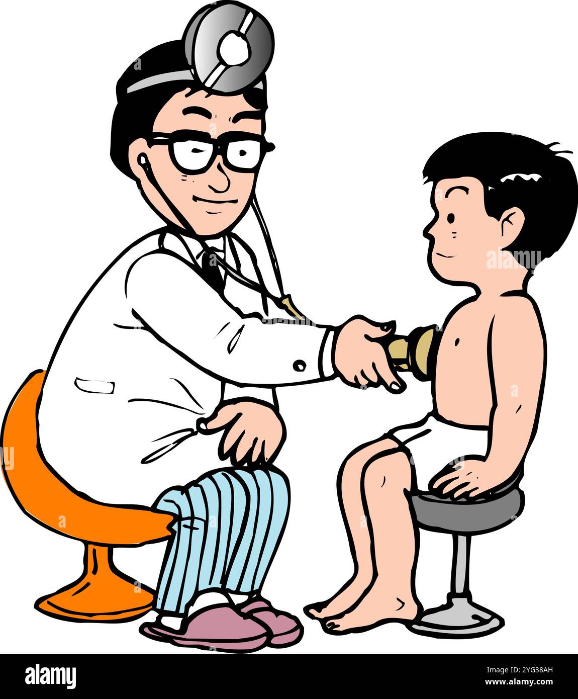 Health care checkup Cut Out Stock Images & Pictures - Alamy