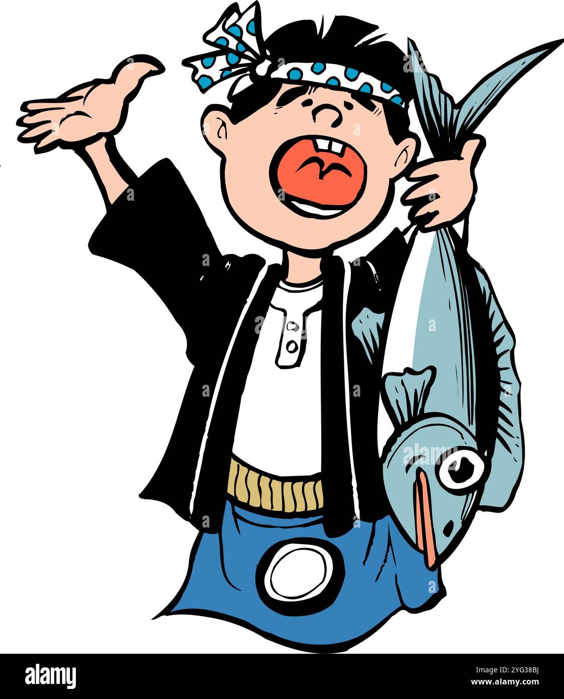 The fish market Cut Out Stock Images & Pictures - Alamy