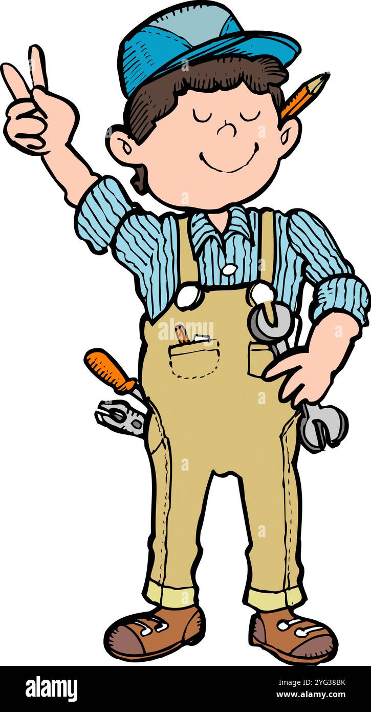 Engineer job Cut Out Stock Images & Pictures - Alamy