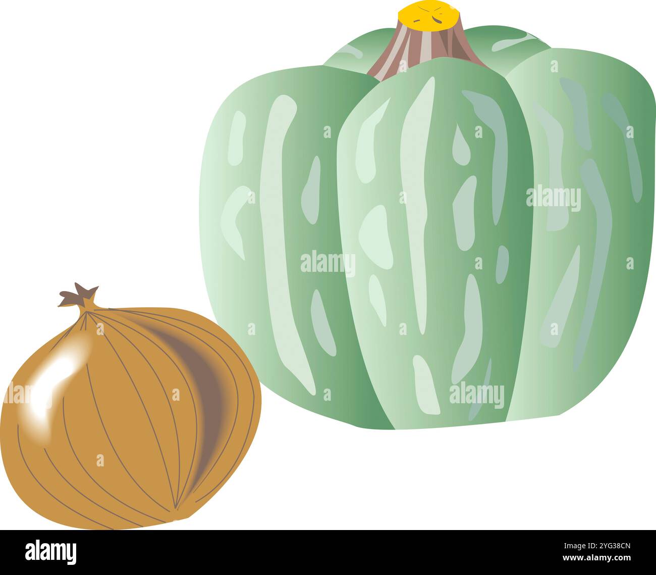 Pumpkin and onion Stock Photo - Alamy