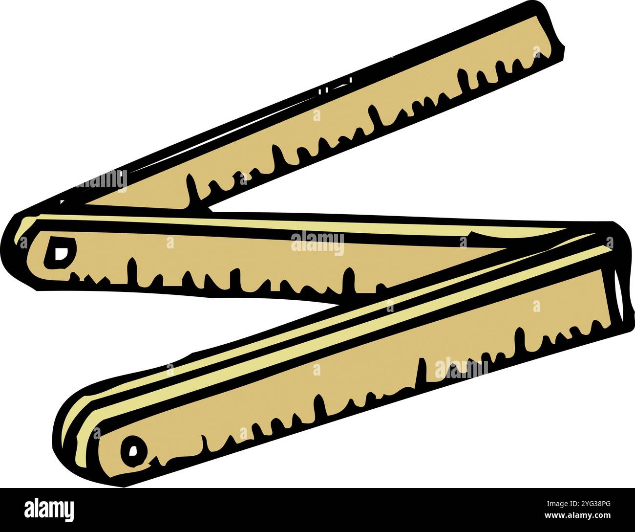 Foldable ruler hi-res stock photography and images - Alamy
