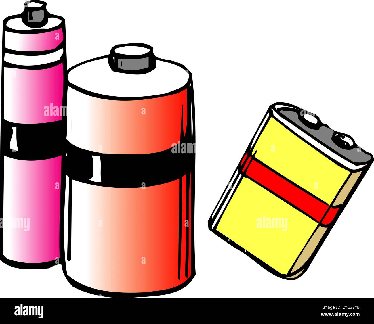 Dry cell batteries Stock Photo - Alamy
