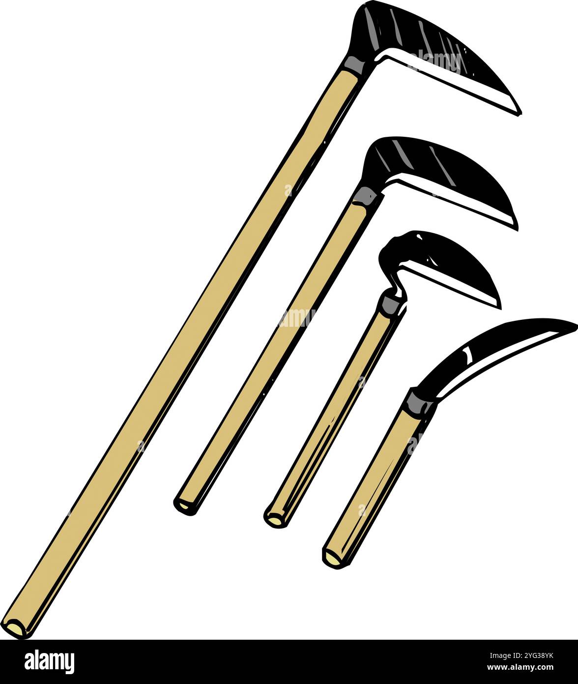 Sickle tool hi-res stock photography and images - Alamy