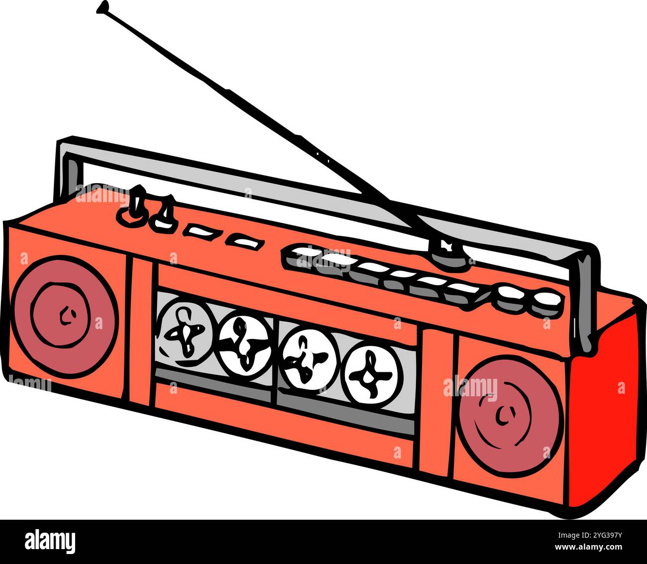 Boom box Cut Out Stock Images & Pictures - Alamy