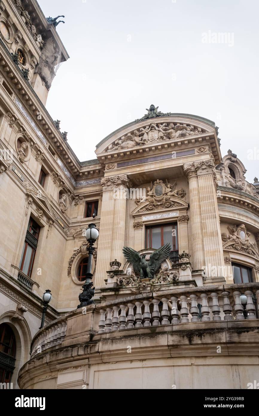 Side of the Opera Garnier in Paris - narrow Stock Photo - Alamy