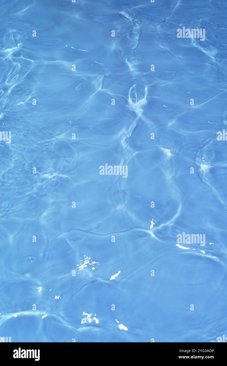 Wave pattern on shallow water surface changing with light and shadow ...