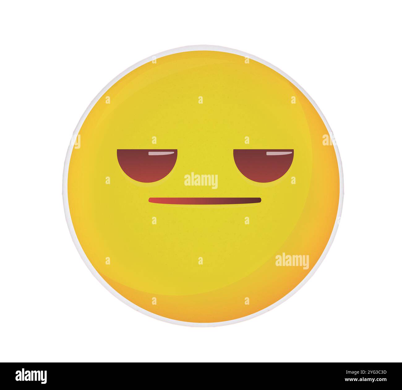 Cute cartoon face closed Cut Out Stock Images & Pictures - Alamy