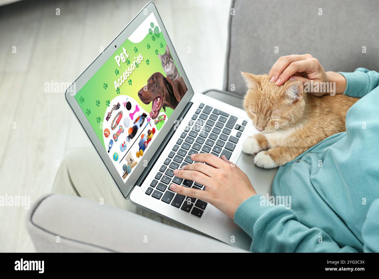 Online shopping website screen pet hi-res stock photography and images ...