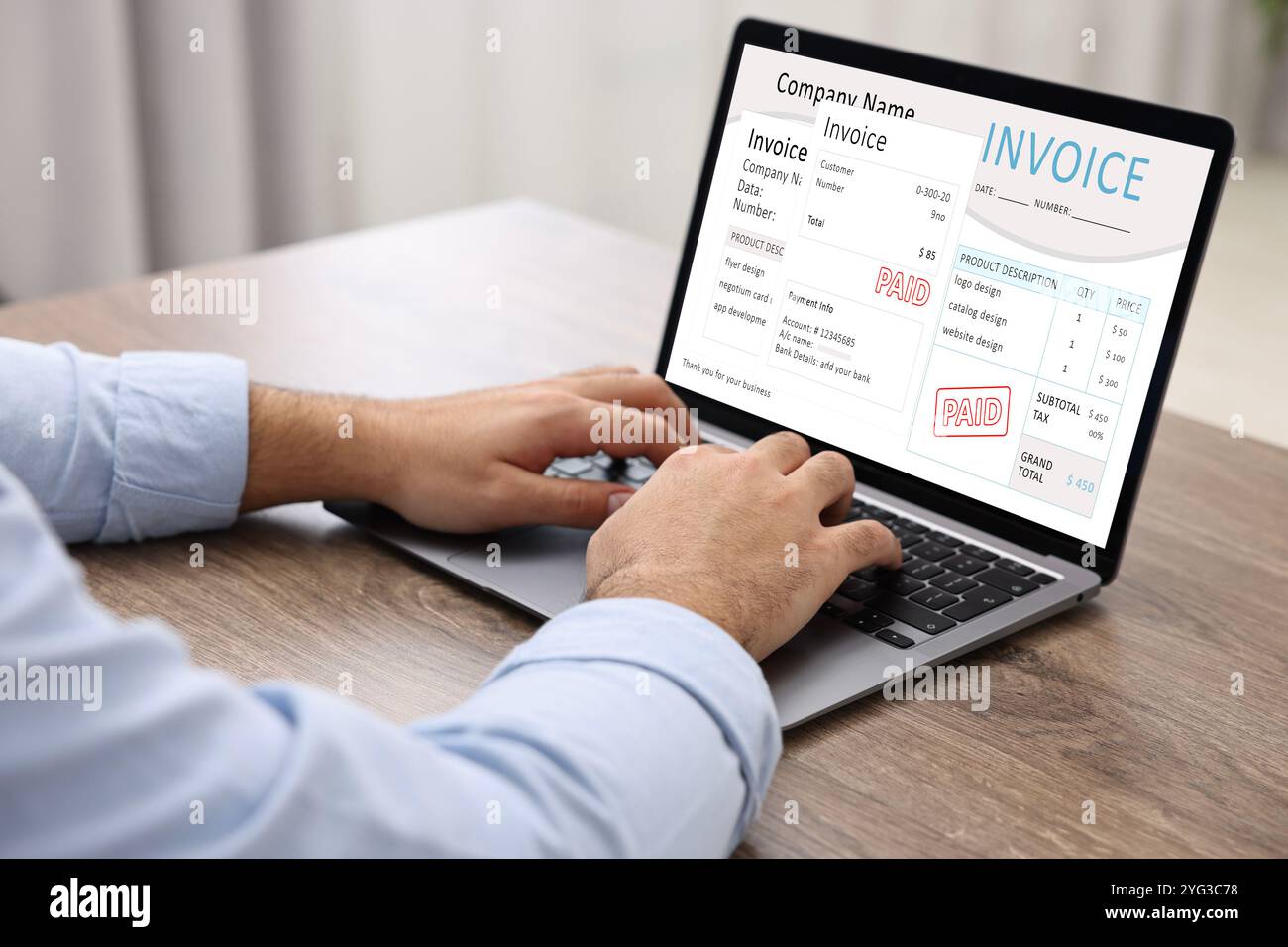Work form home concept man hi-res stock photography and images - Alamy
