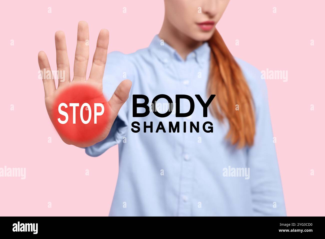 Body shaming woman hi-res stock photography and images - Alamy