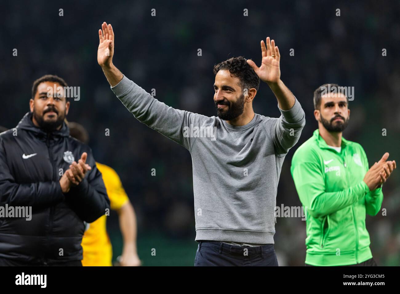 Lisbon, Portugal. 05th Nov, 2024. Sporting CP head coach Ruben Amorim ...