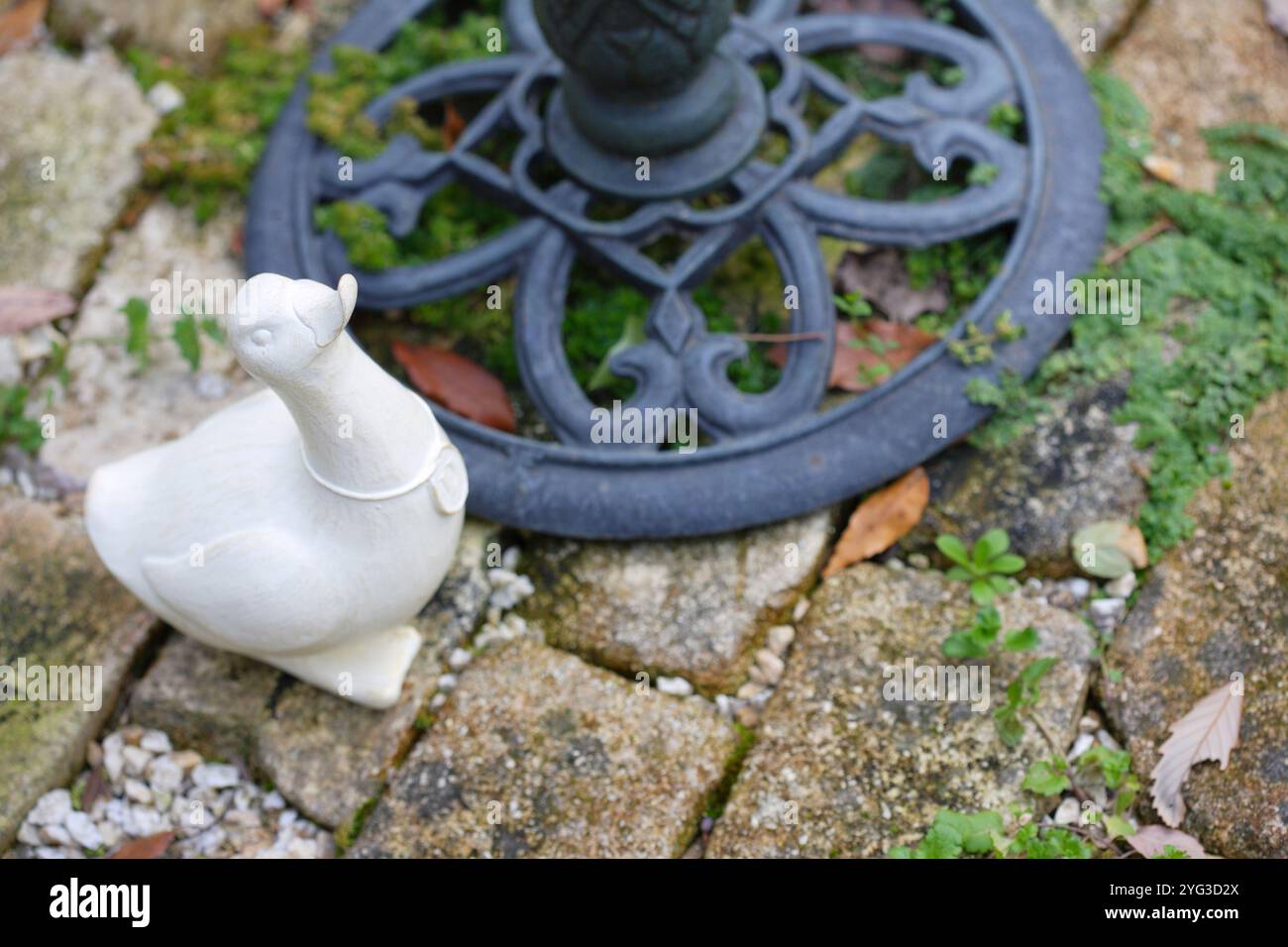 White duck objects Stock Photo - Alamy