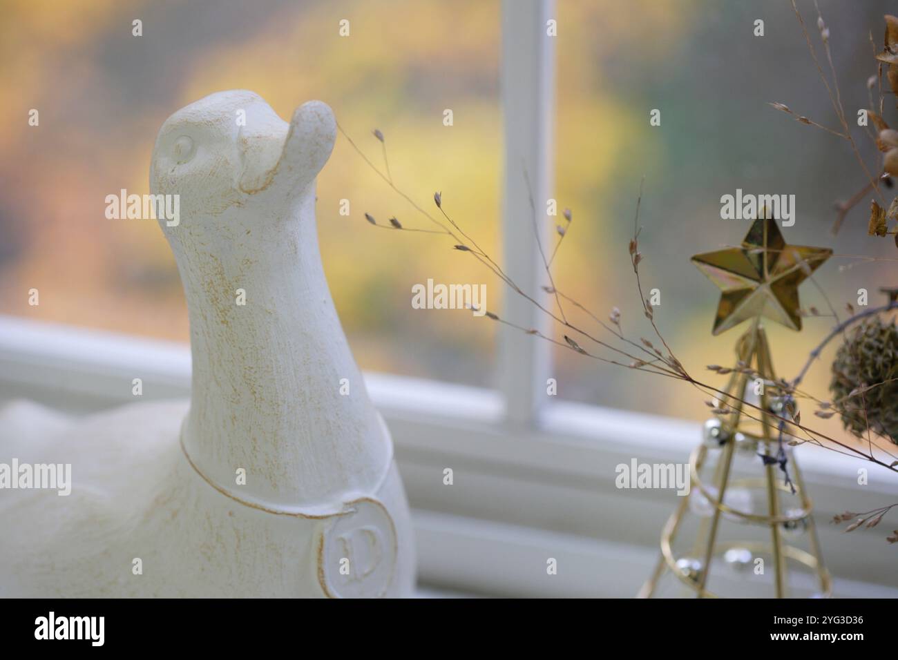 White duck objects Stock Photo - Alamy