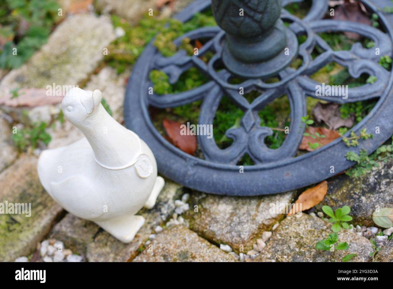 White duck objects Stock Photo - Alamy