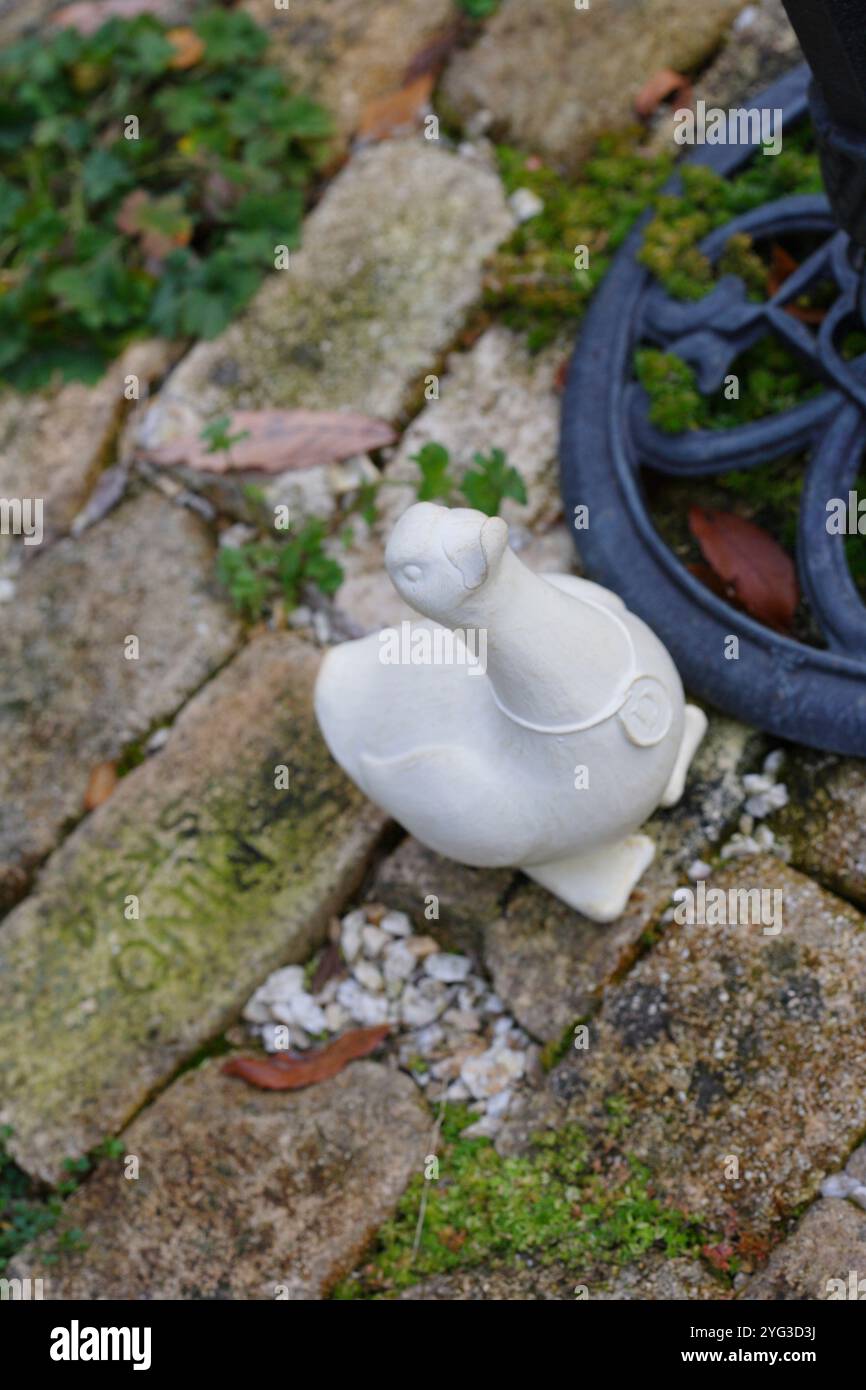 White duck objects Stock Photo - Alamy