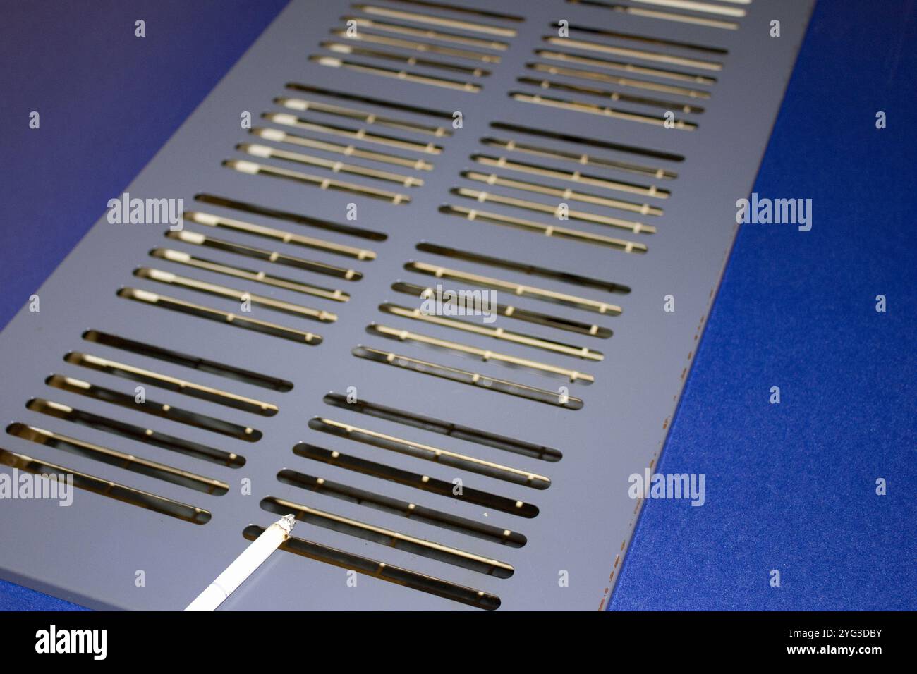 Smoking table in smoking room Stock Photo - Alamy