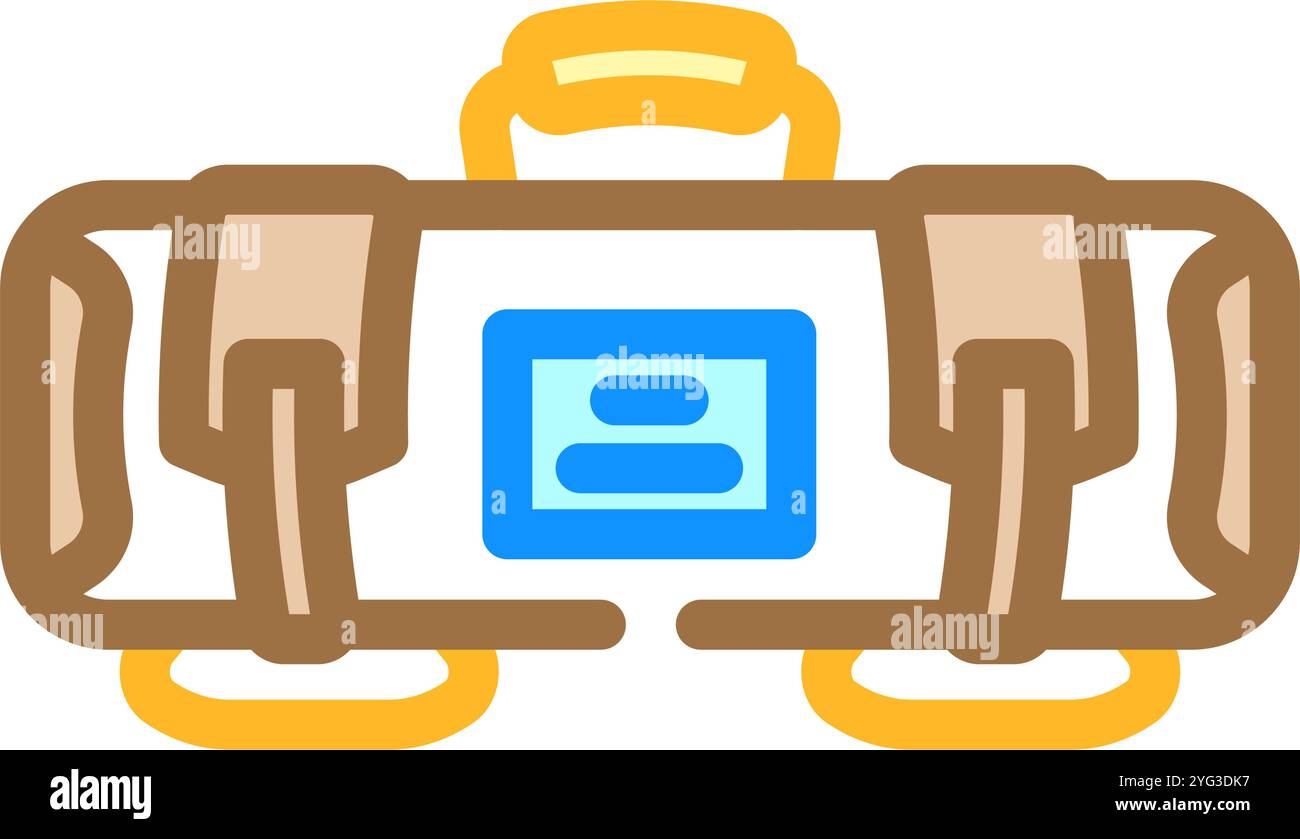 sandbag fitness tool color icon vector illustration Stock Vector Image ...