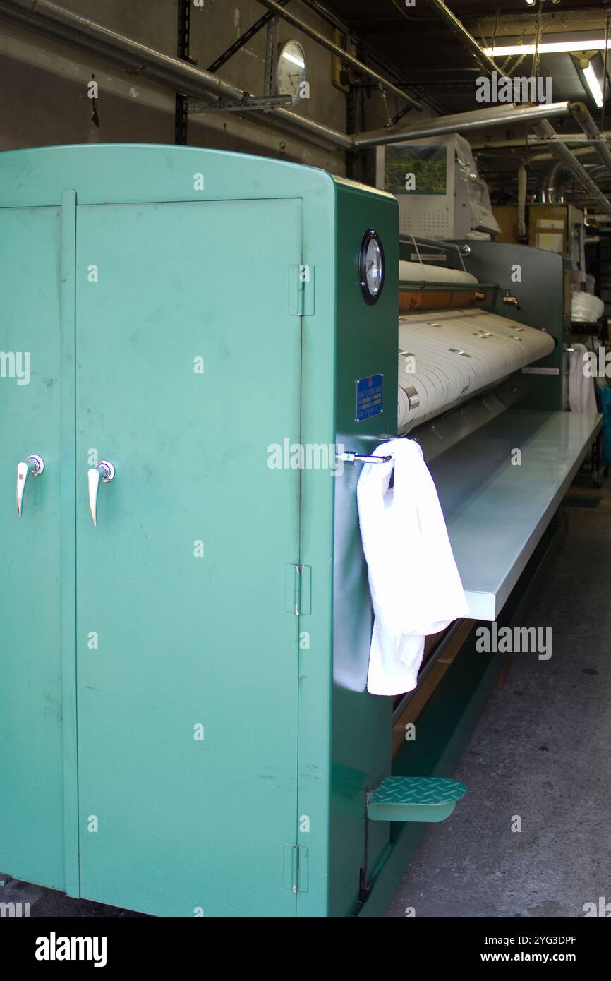 Dry cleaning factory Stock Photo - Alamy