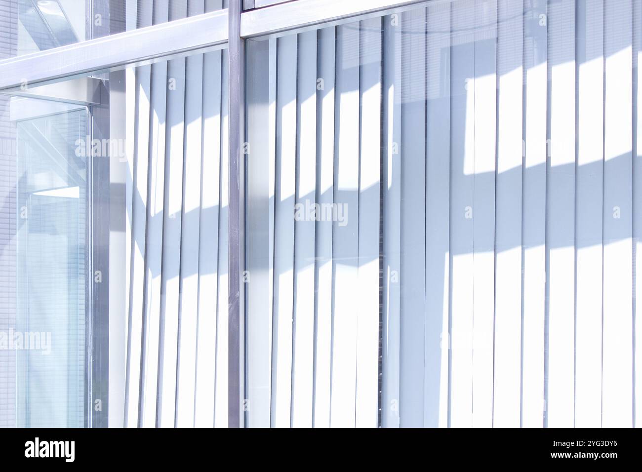Window blinds in office building Stock Photo - Alamy
