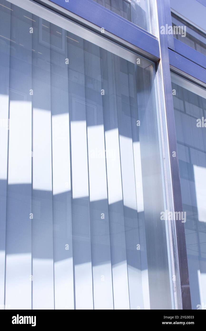 Window blinds in office building Stock Photo - Alamy