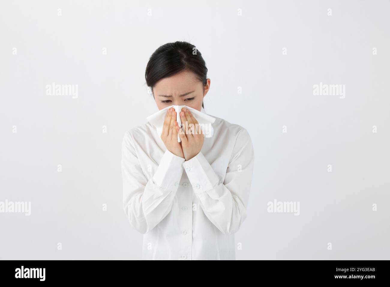Biting the nose hi-res stock photography and images - Alamy