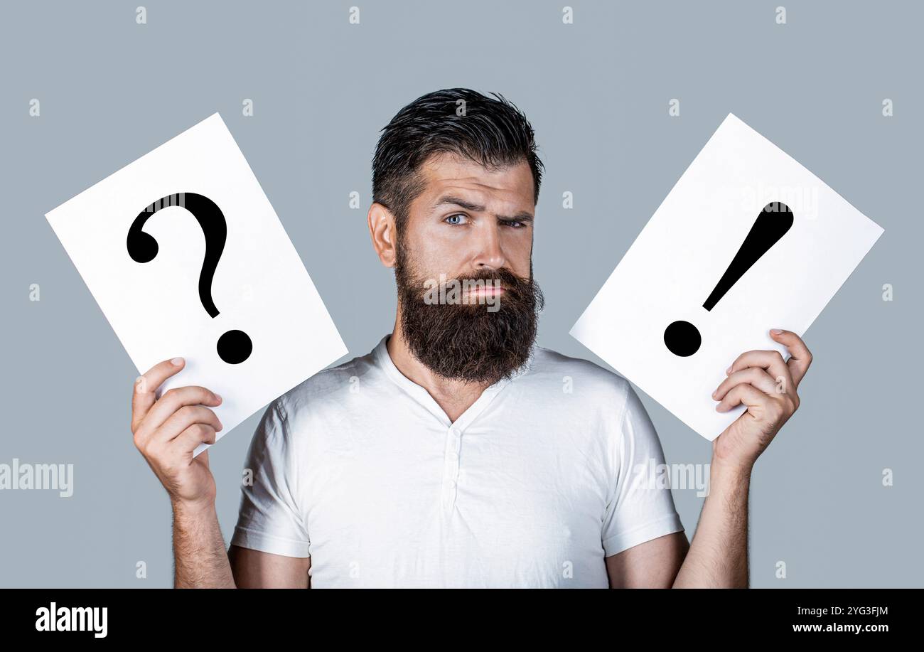 Businessman question mark hi-res stock photography and images - Alamy
