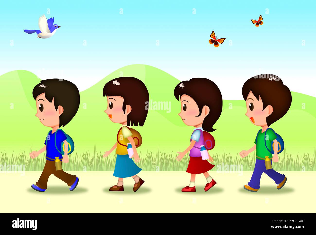 School excursion trip hi-res stock photography and images - Alamy
