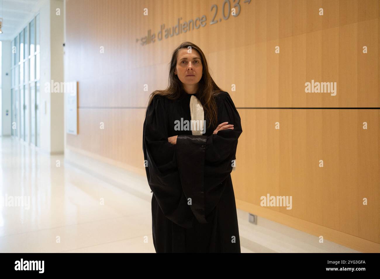 Paris, France. 05th Nov, 2024. Lawyer of Jean Pierre Santini Raphaelle ...