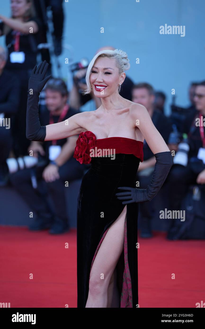 Aliia Roza attends "Kjaerlighet" red carpet during 81st Venice ...