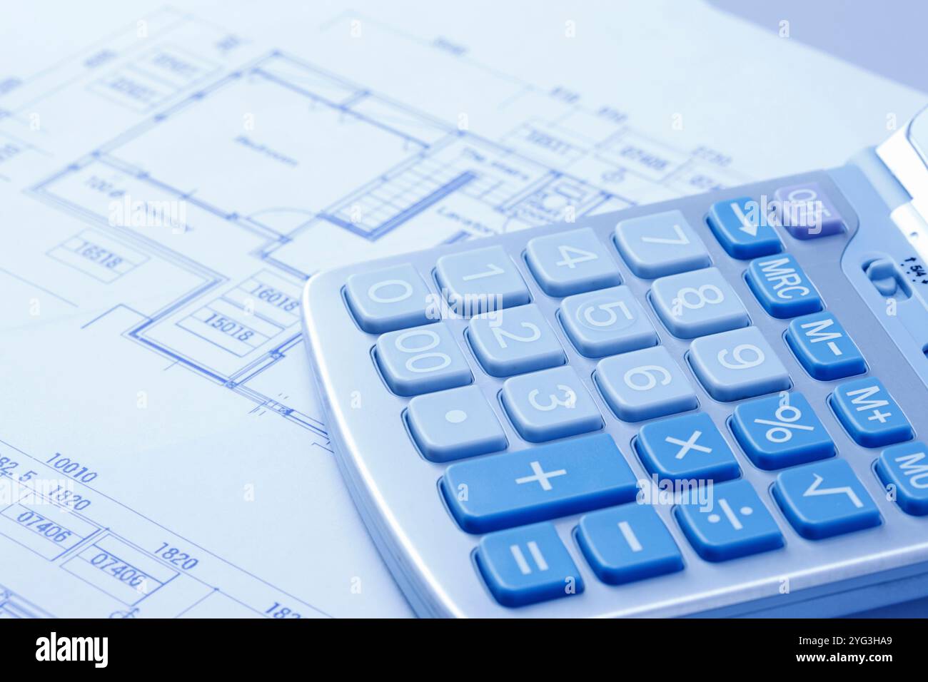 Computer and drawing blueprints hi-res stock photography and images - Alamy