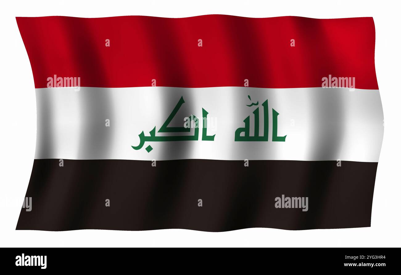 Flag of Iraq Stock Photo - Alamy
