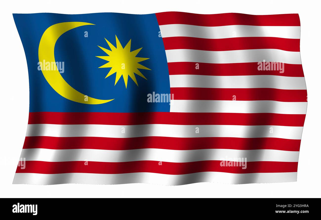 Asia malaysia flag national hi-res stock photography and images - Alamy