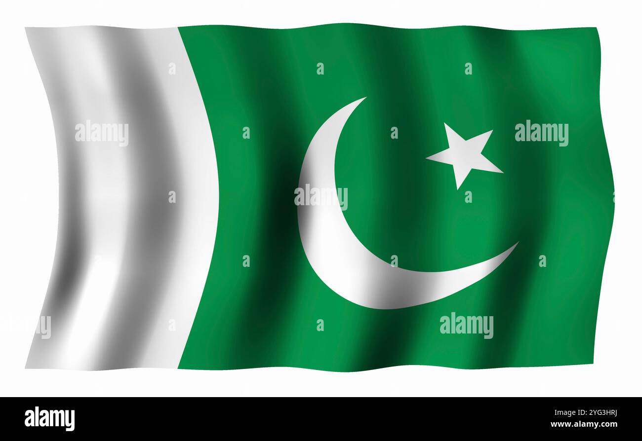 Flag of Pakistan Stock Photo - Alamy