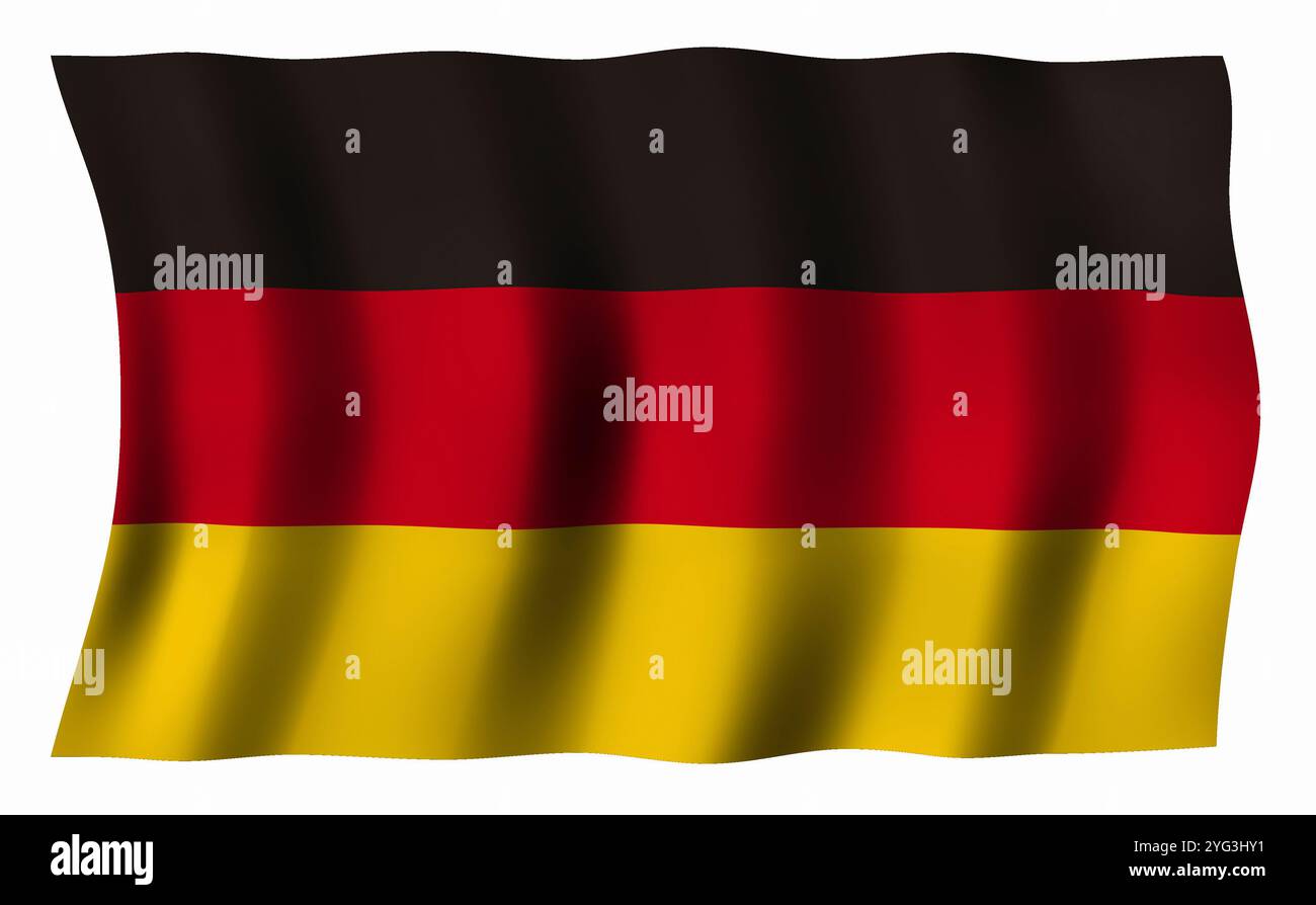Flags of Germany Stock Photo - Alamy