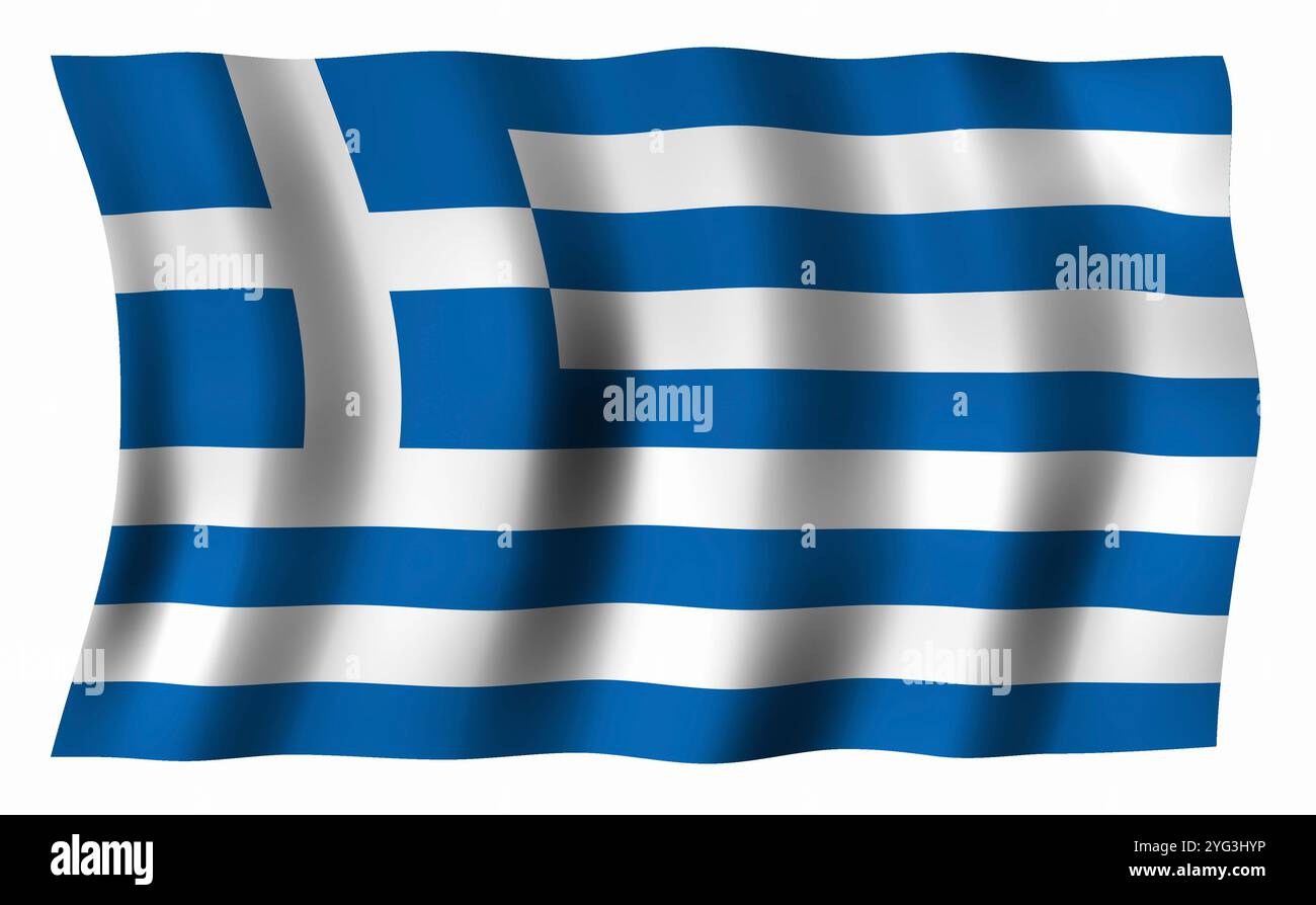 Flag of Greece Stock Photo - Alamy