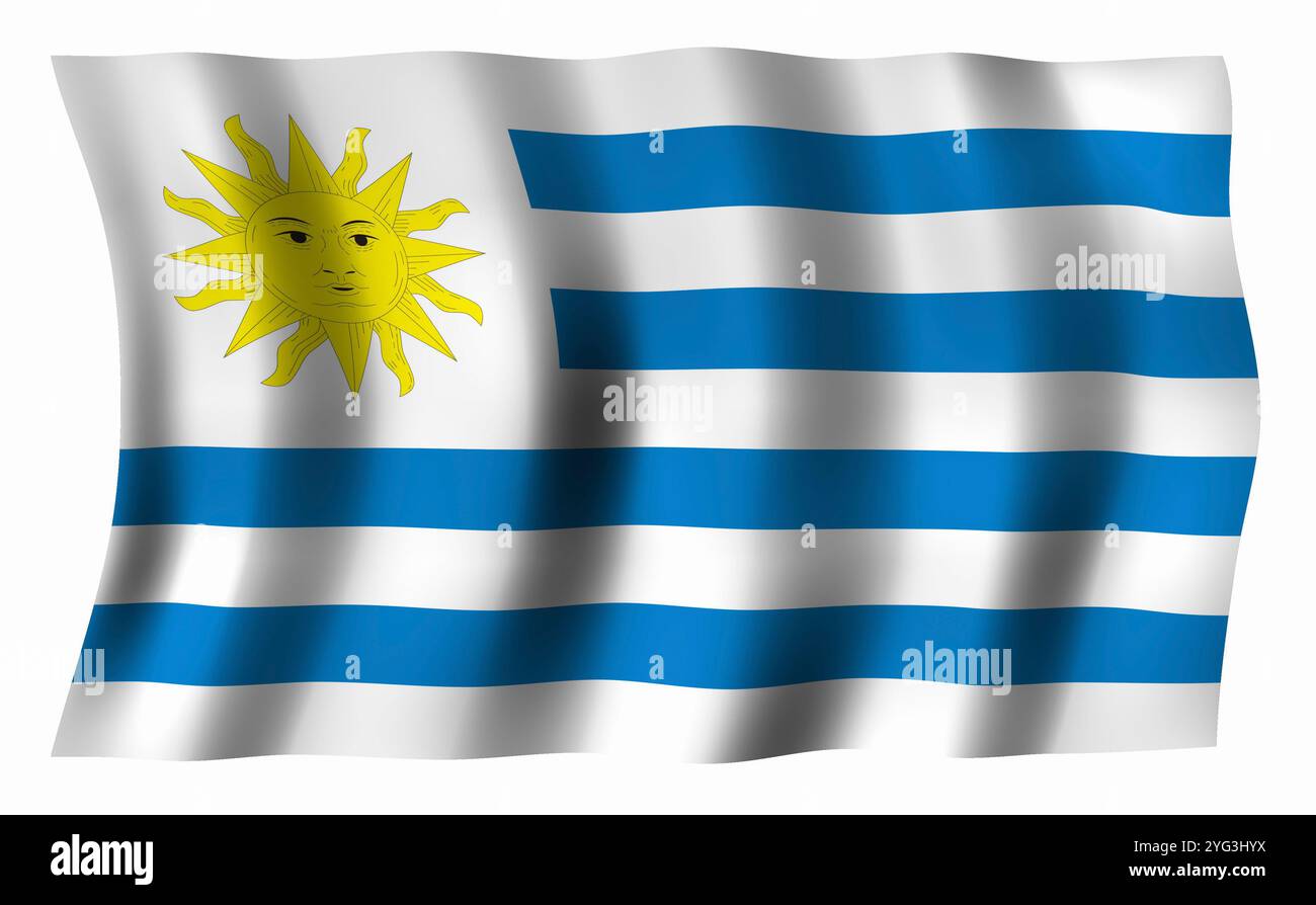 National flag uruguay hi-res stock photography and images - Alamy
