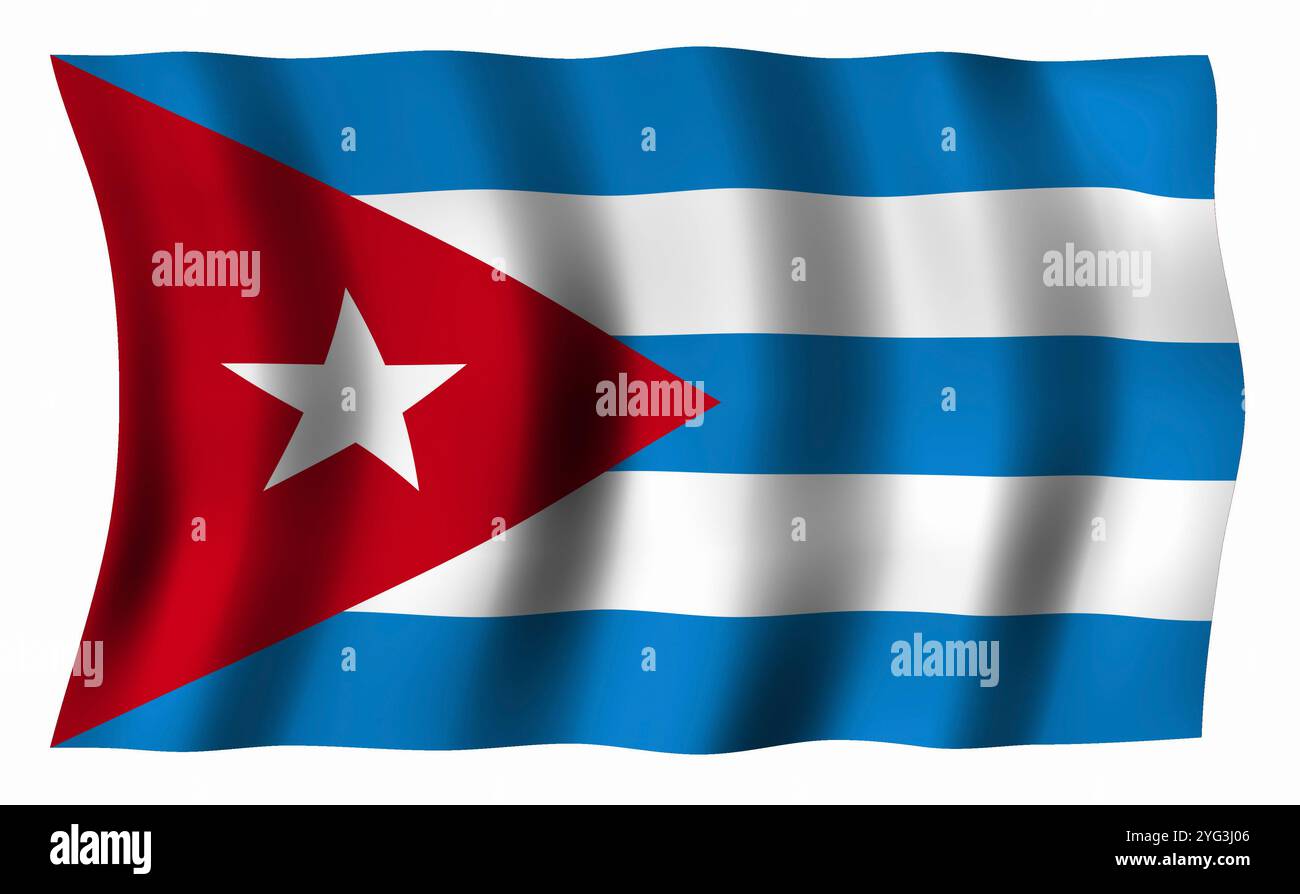 Flag of Cuba Stock Photo - Alamy